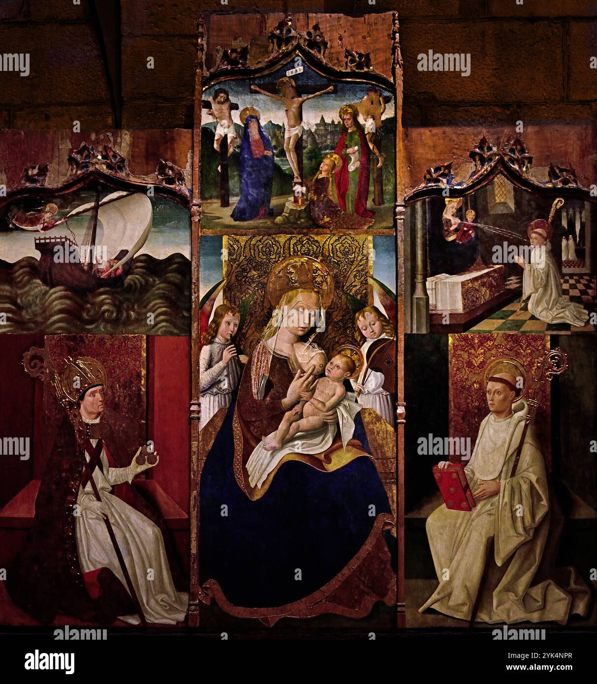 Altarpiece of Mare de Déu de Canapost Mestre de Canapost 1450/1500 15th ...