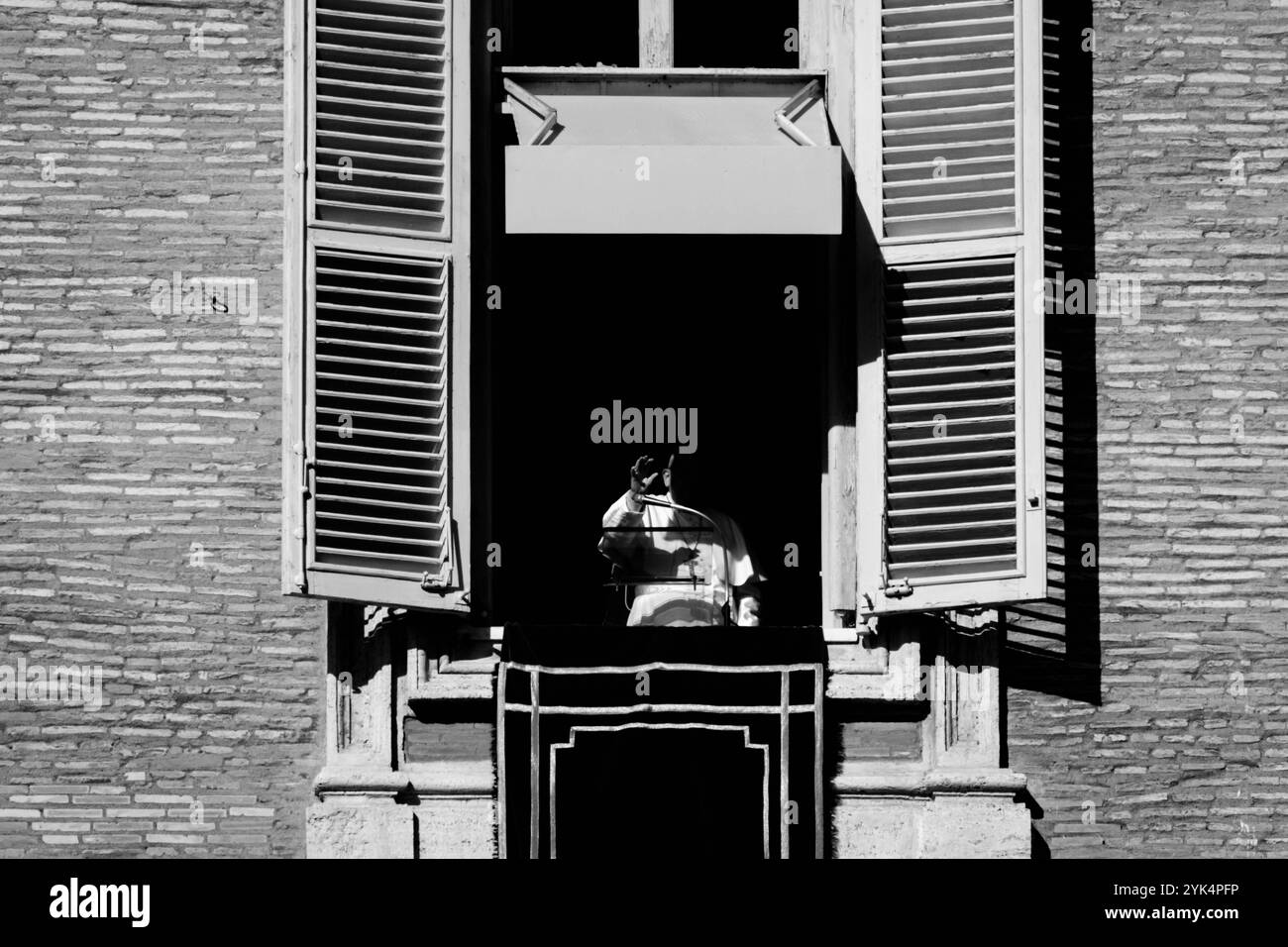 Vatican, Sunday Angelus with Pope Francis. This prayer is recited by ...