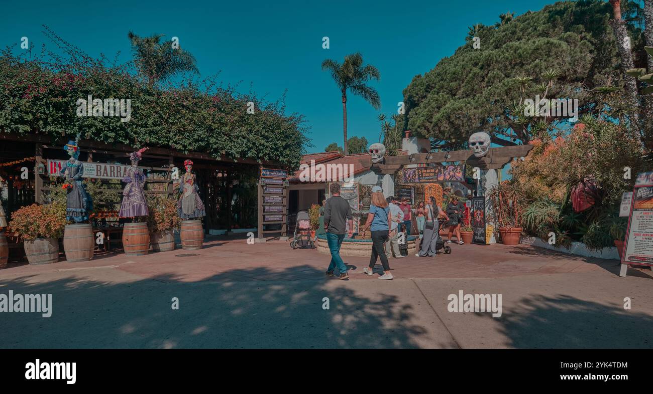 Old town San Diego state historical park in San Diego, California, USA ...