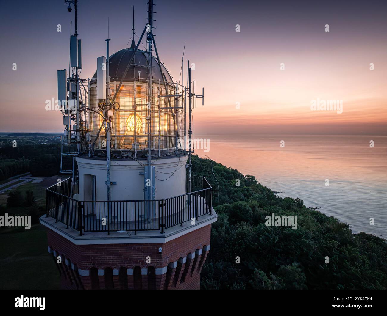 Night view lighthouse from beach hi-res stock photography and images ...