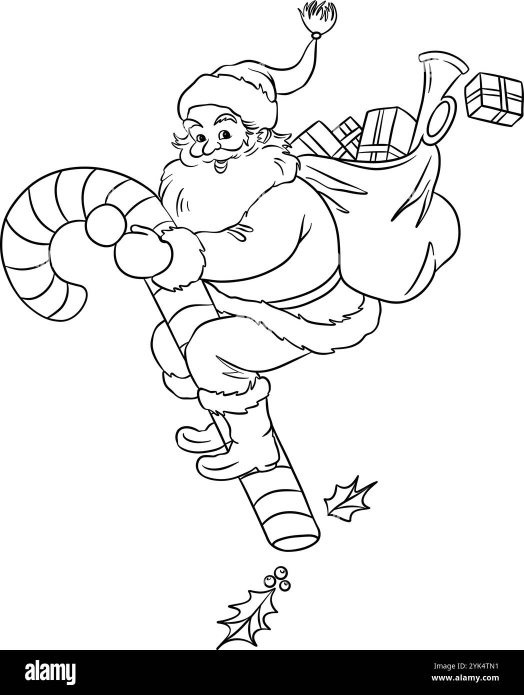 Coloring page gift box Stock Vector Images - Alamy