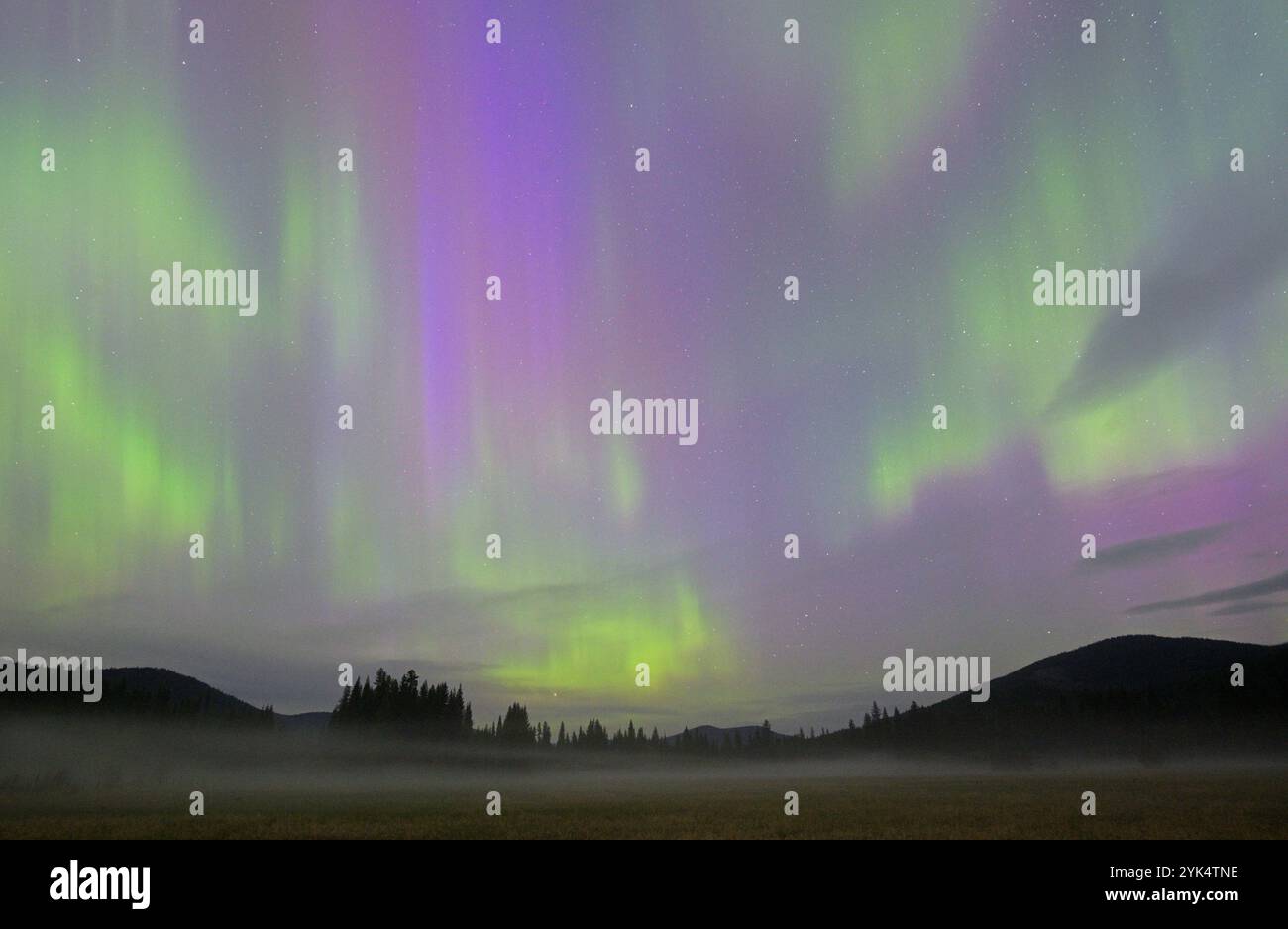 Northern Lights over the Yaak Valley on May 11, 2024. Lincoln County ...