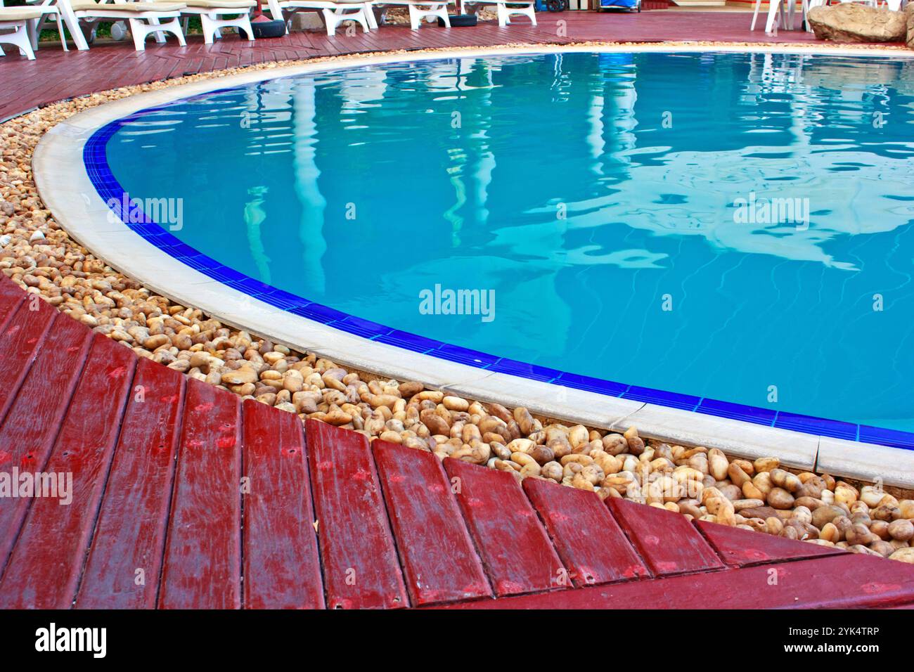 Swimming pool 19 Luxury Resort Swimming Pool high angle on curved edge ...