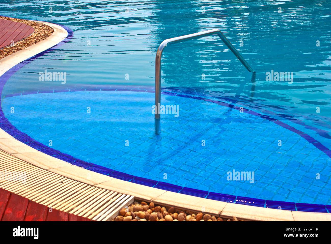 Swimming pool 6 Luxury Resort Swimming Pool low angle on curved edge of ...