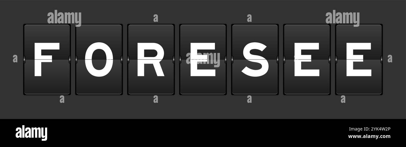 Foresee future Stock Vector Images - Alamy