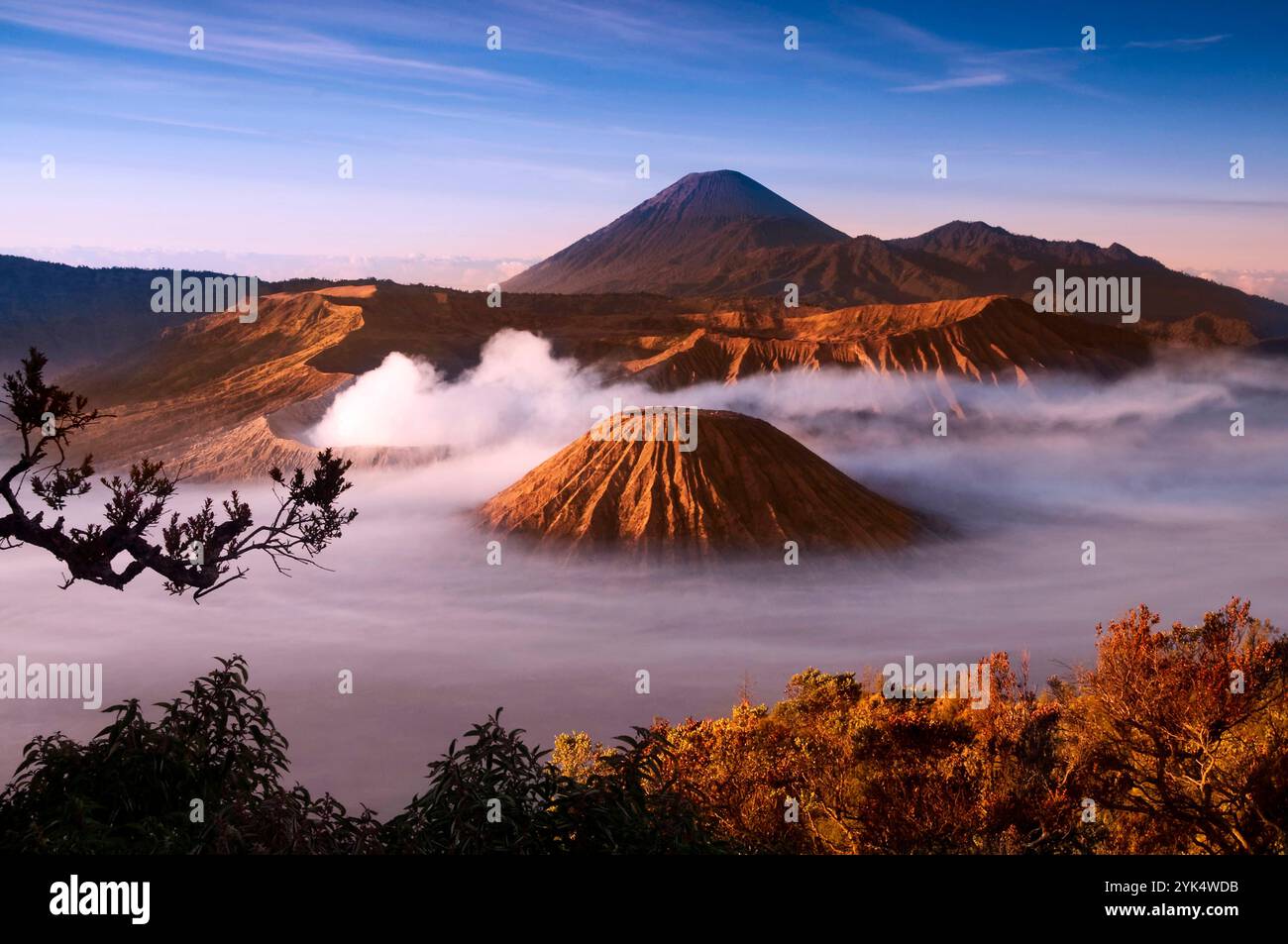 Volcano. Mount Bromo volcanoes taken in Tengger Caldera, East Java ...