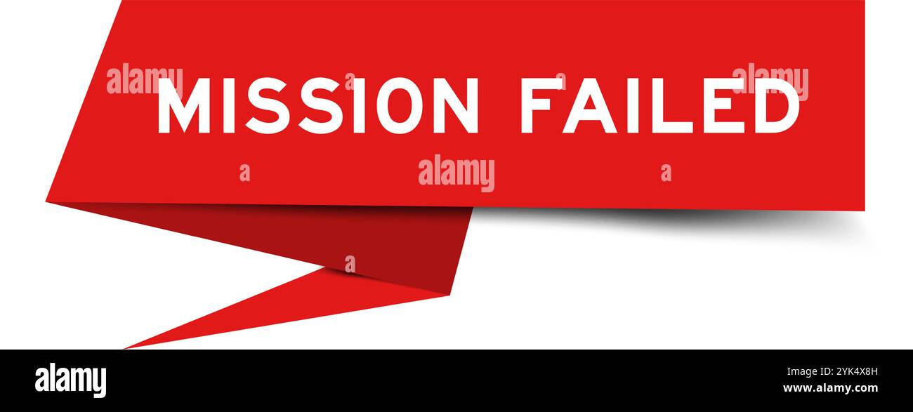 Mission failed word Stock Vector Images - Alamy