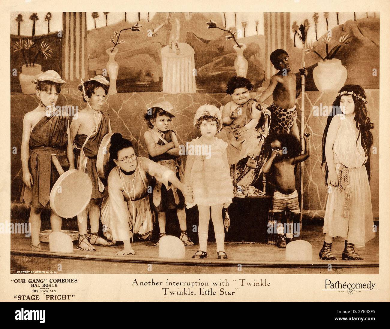 "Our Gang" comedy - Hal Roach presents his Rascals in Stage Fright ...