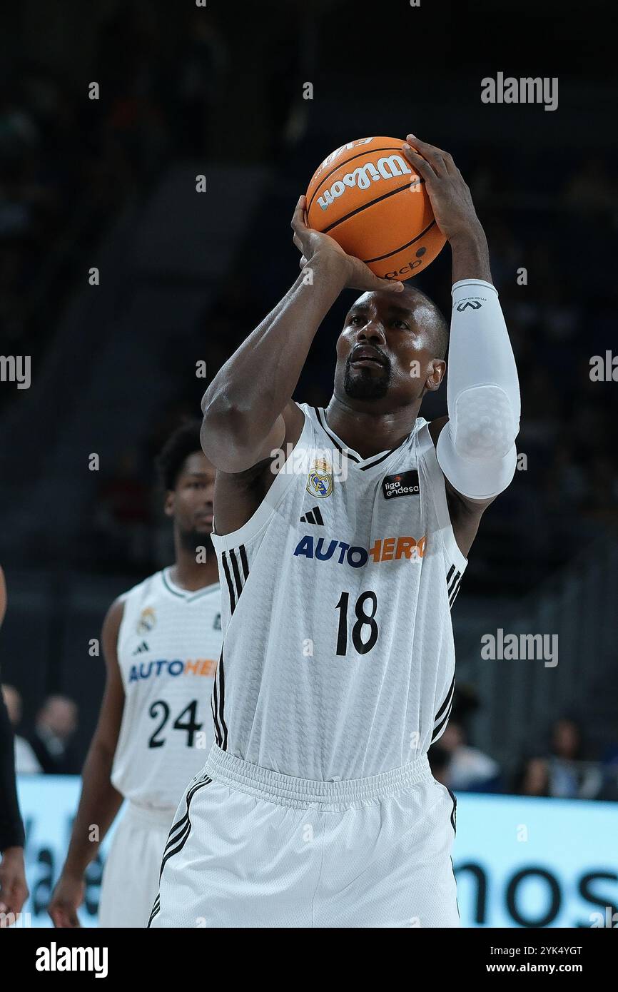 Serge Ibaka of Real Madrid during Liga Endesa match between Real Madrid ...
