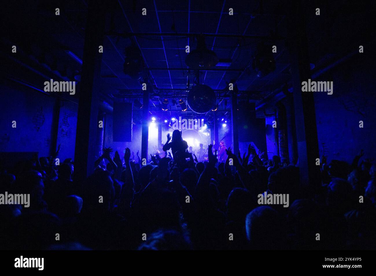 Oslo, Norway. 16th Nov, 2024. Concert crowd seen in front of the stage ...
