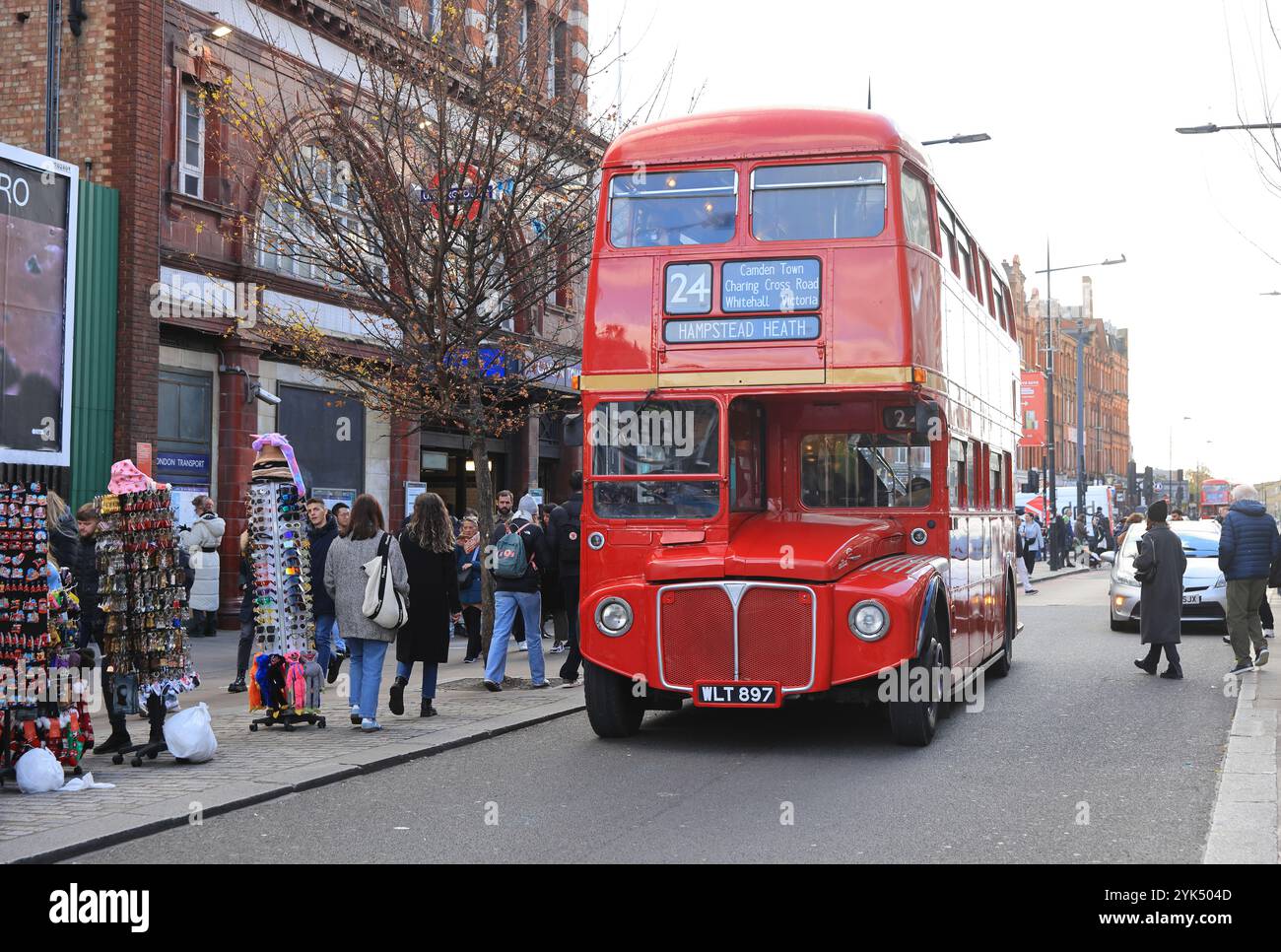 London, UK 17th November 2024. Vintage bus running day, around Camden ...