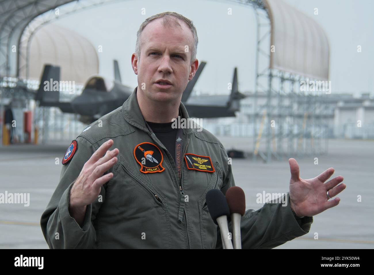 Iwakuni, Japan. 17th Nov, 2024. Commanding officer, Strike Fighter ...