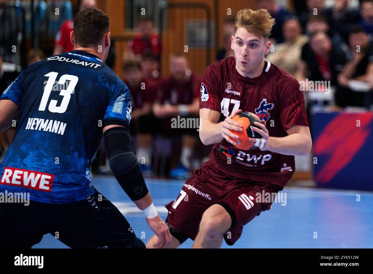 Dustin Kraus (1.VFL Potsdam #47), Sebastian Heymann (Rhein-Neckar ...