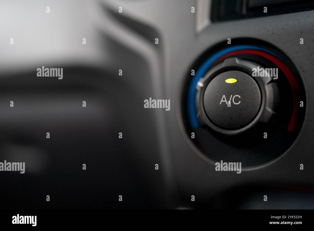Car aircond knob. Car interior Stock Photo - Alamy