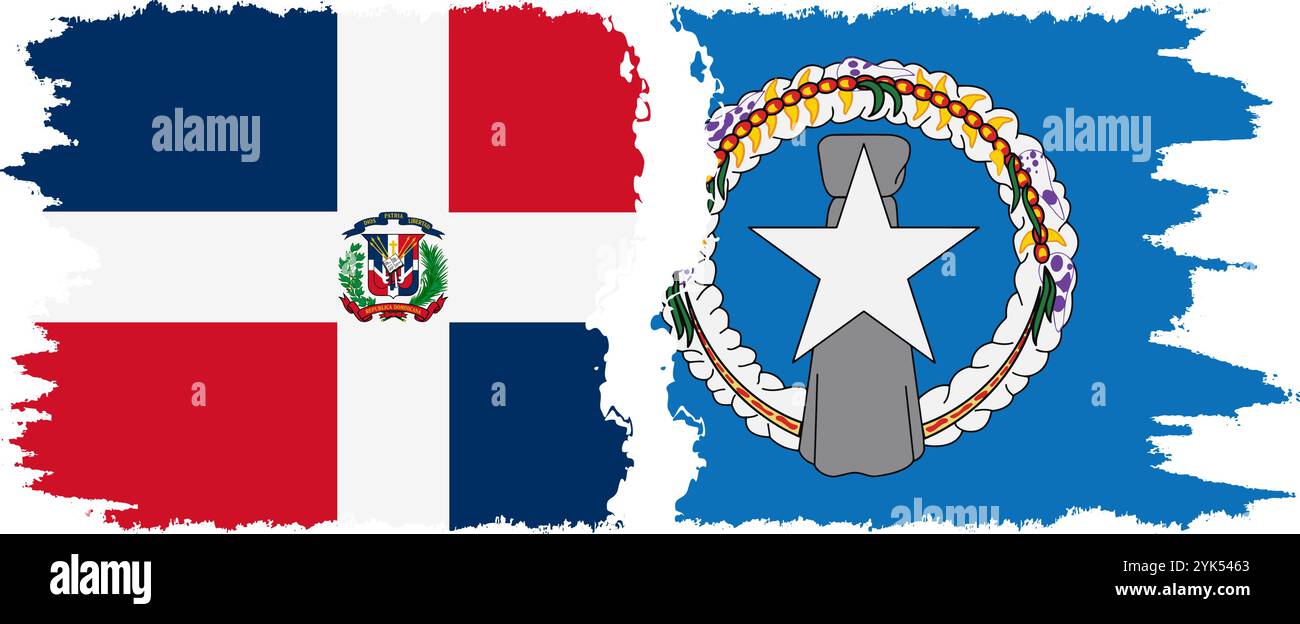 Mariana islands dominican republic flag hi-res stock photography and ...