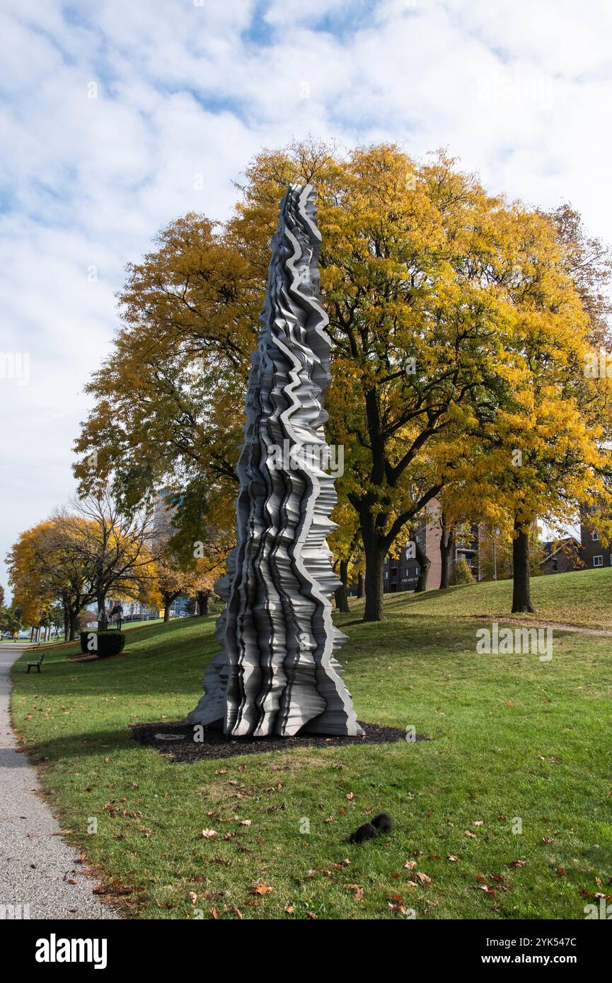 Tower Song sculpture at Windsor Sculpture Garden park in Windsor ...