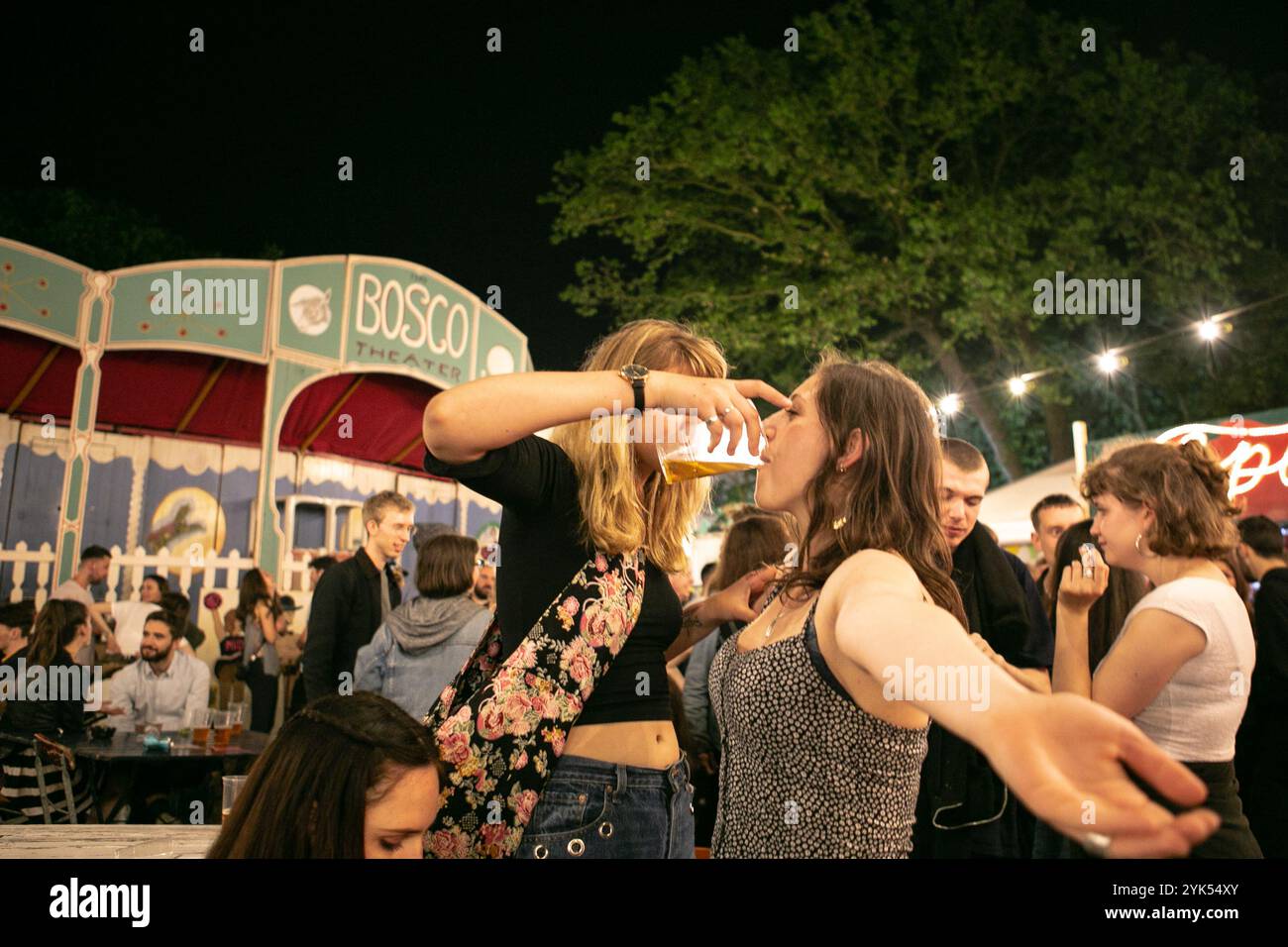 The “Guilty Pleasures” disco night takes place at the Spiegeltent ...