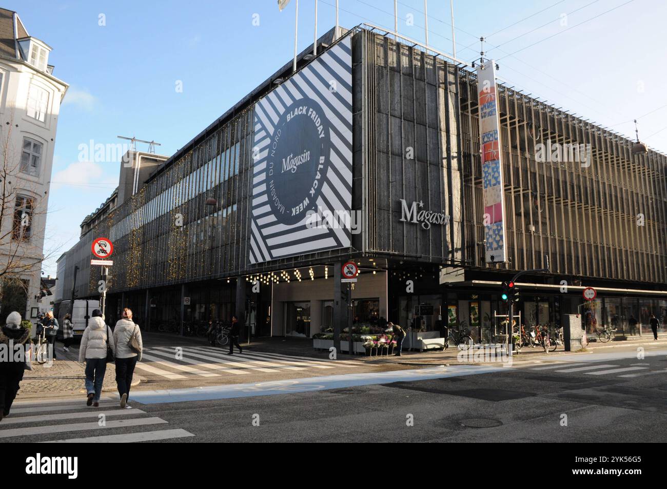 Copenhagen/ Denmark/17 Nov. 2024/Black friday and black weekend Magasin ...