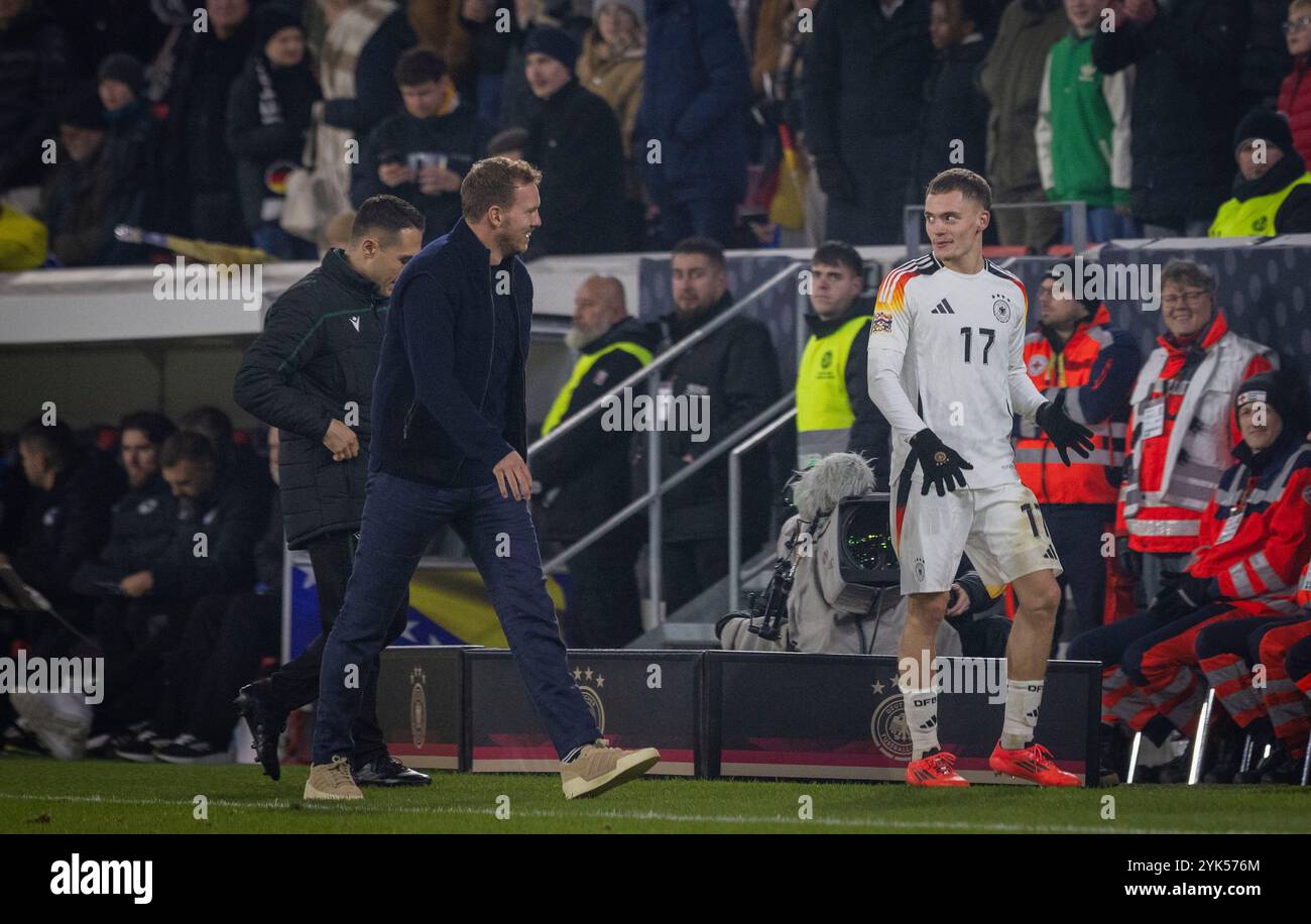 Freiburg, Germany. 16th Nov 2024. Trainer Julian Nagelsmann ...