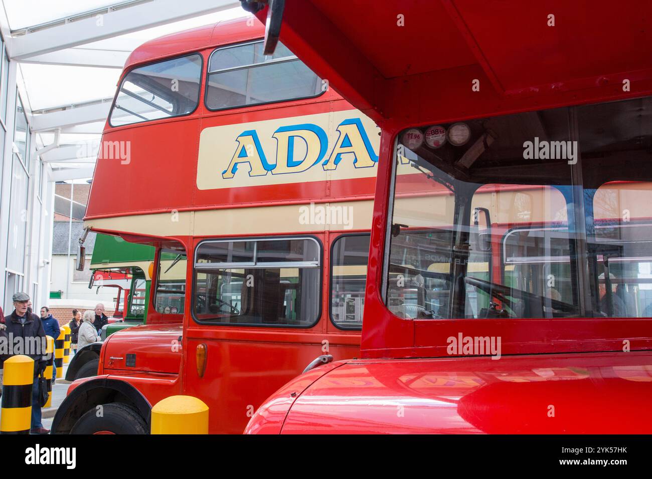 Vintage Northampton buses at the opening on North Gate bus station in ...