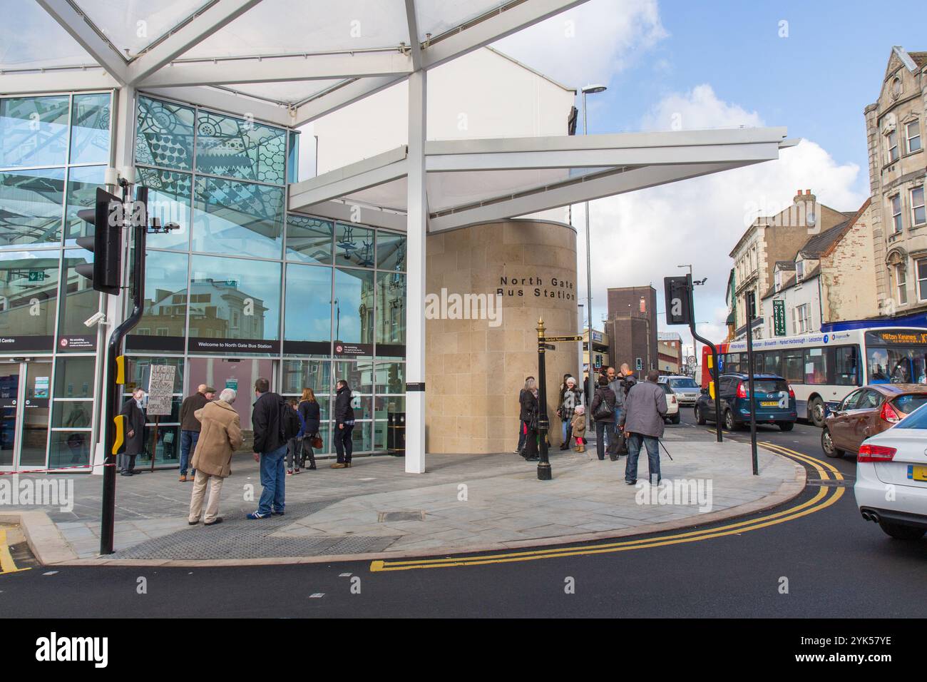 Bus station entrance hi-res stock photography and images - Alamy