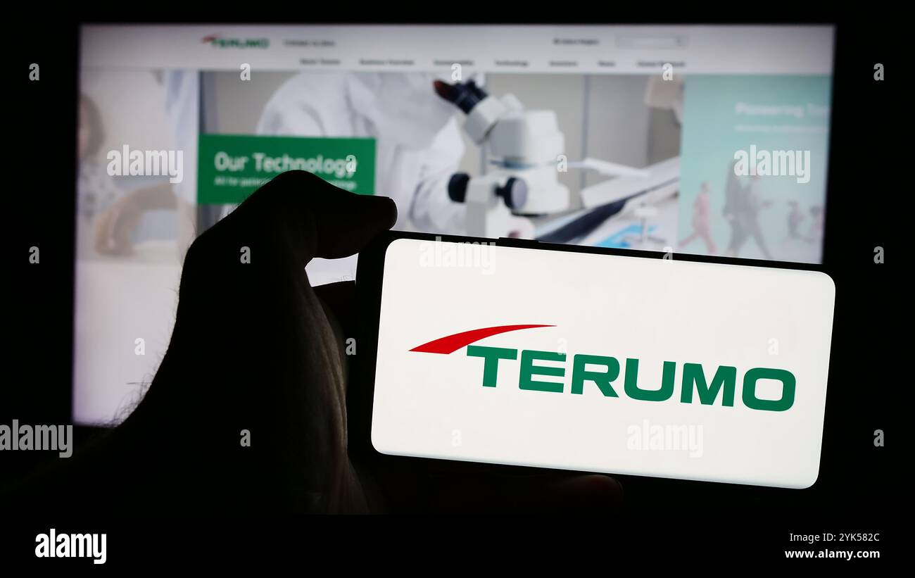 In this photo illustration, a smartphone is seen displayed with the ...