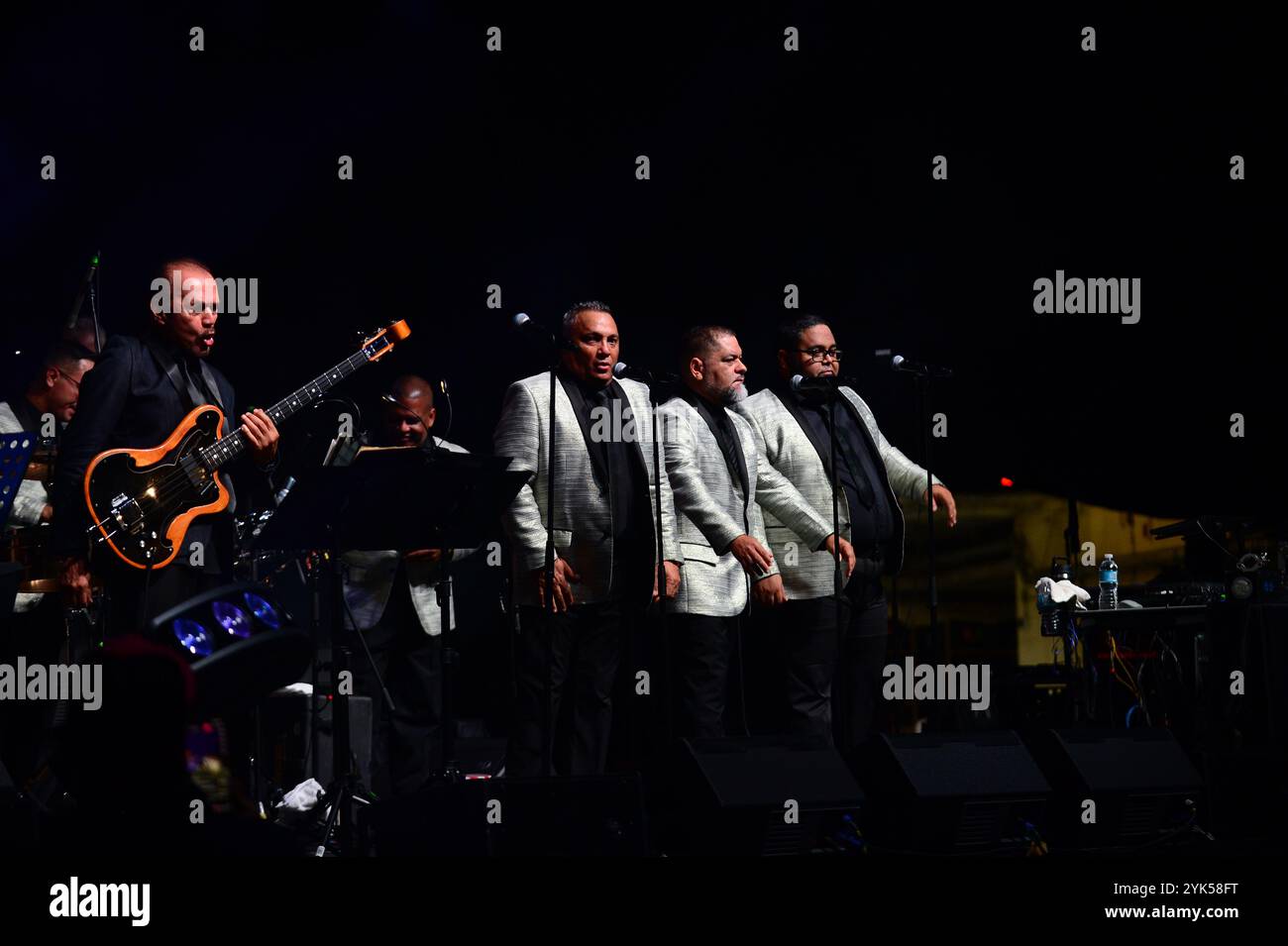 MIAMI, FLORIDA - NOVEMBER 15: Musician Bobby Valentin and his orchestra ...