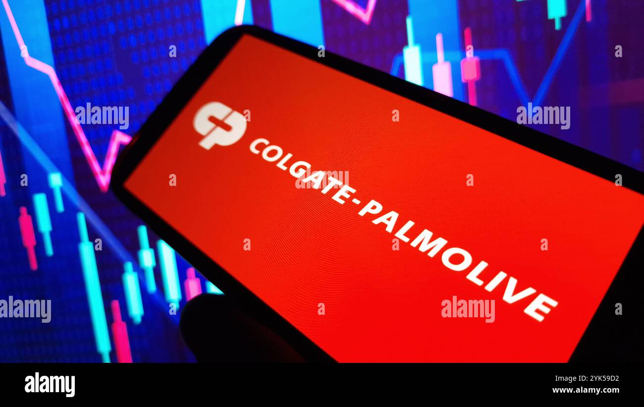 Konskie, Poland - November 15, 2024: Colgate-Palmolive company logo ...