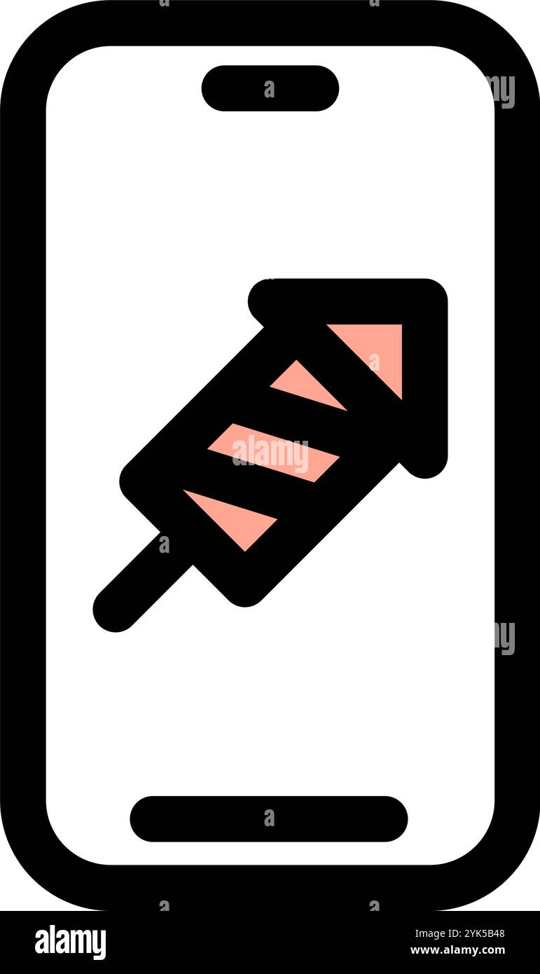 Firework rocket icon hi-res stock photography and images - Alamy