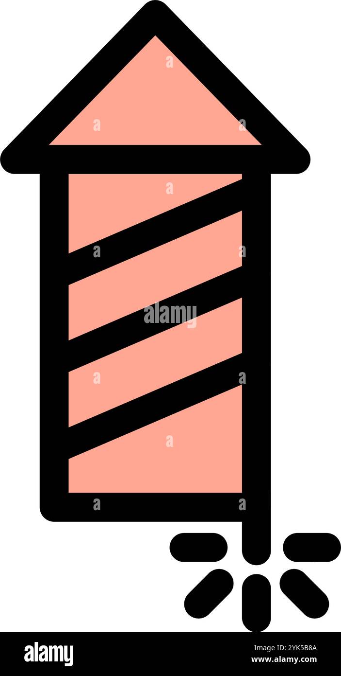 Firework rocket icon hi-res stock photography and images - Alamy