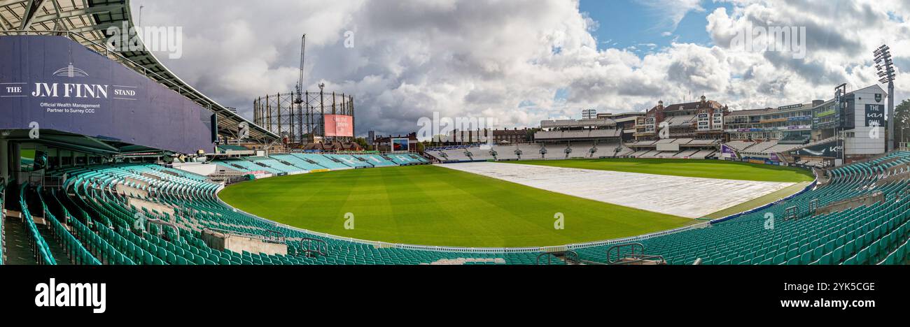 The Oval Cricket pitch at the end of the season - a completely empty ...