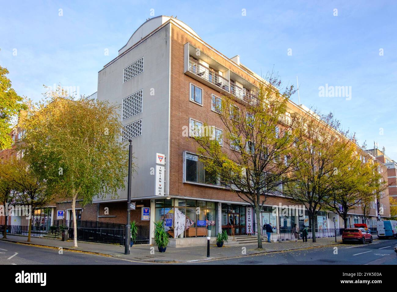 YMCA Indian Student Hostel, Fitzroy Square, London, W1, UK Stock Photo ...