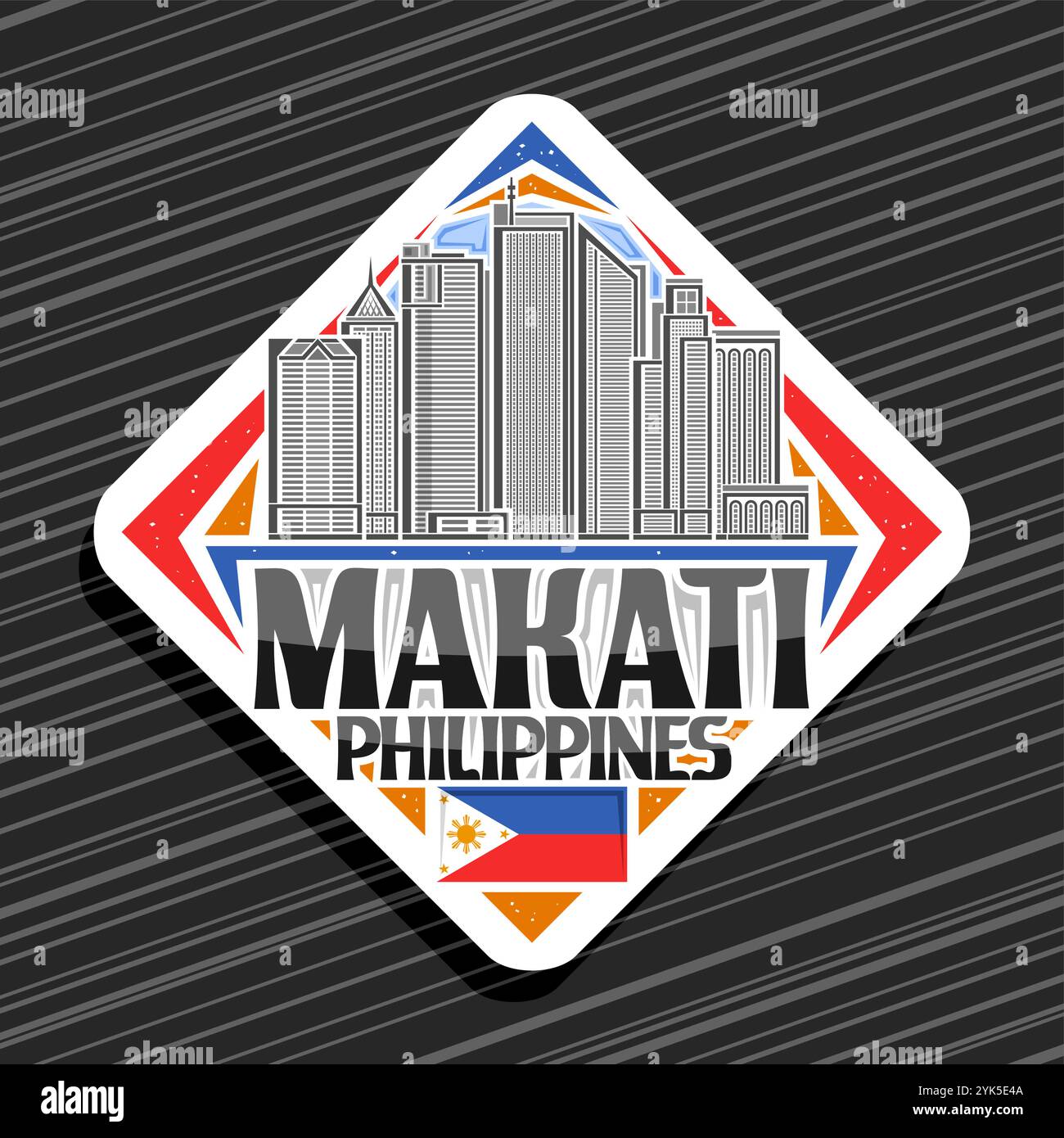 Skyline makati Stock Vector Images - Alamy