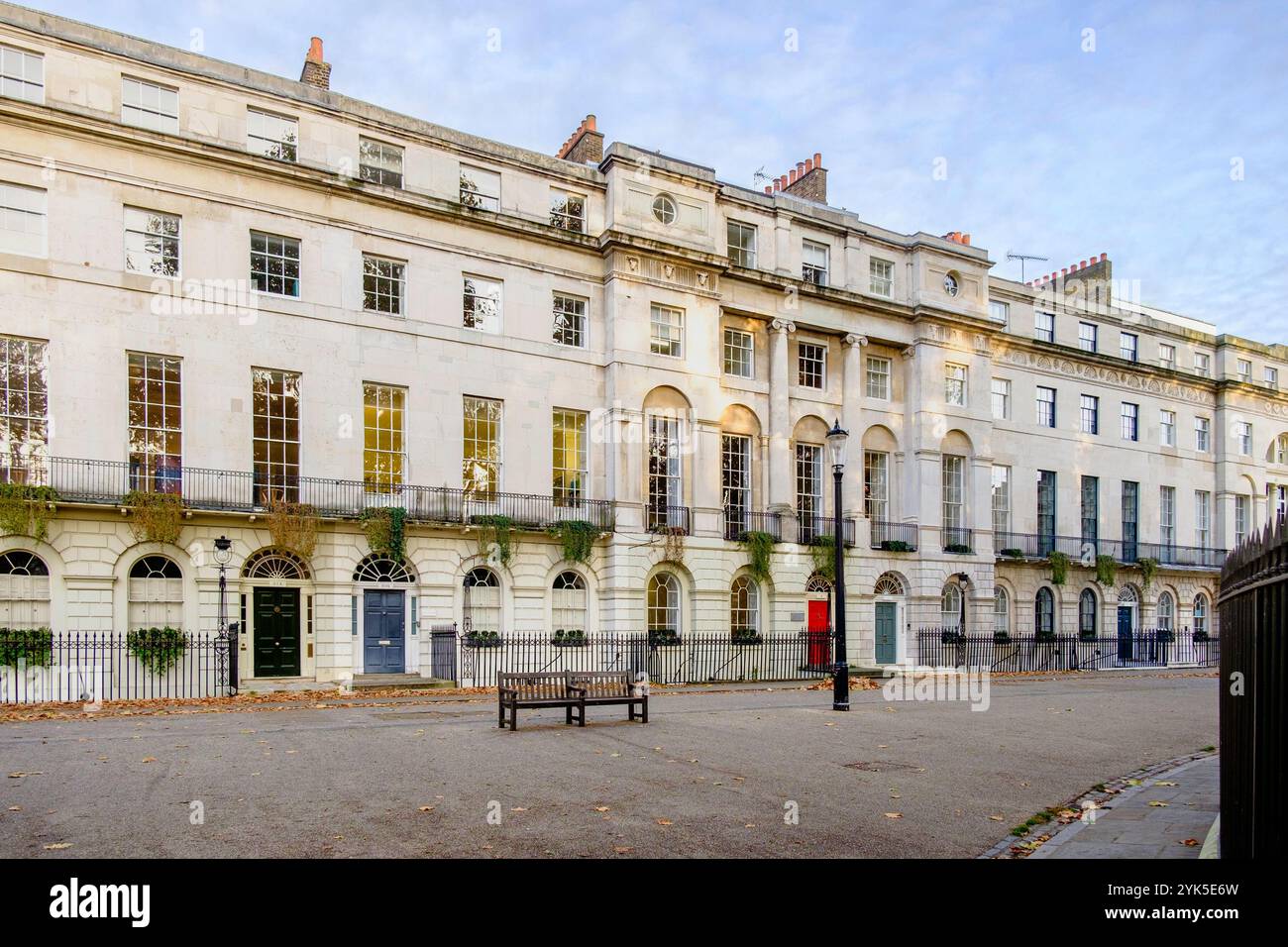 Fitzroy Square, Georgian Terrace houses, London W1, UK Stock Photo - Alamy