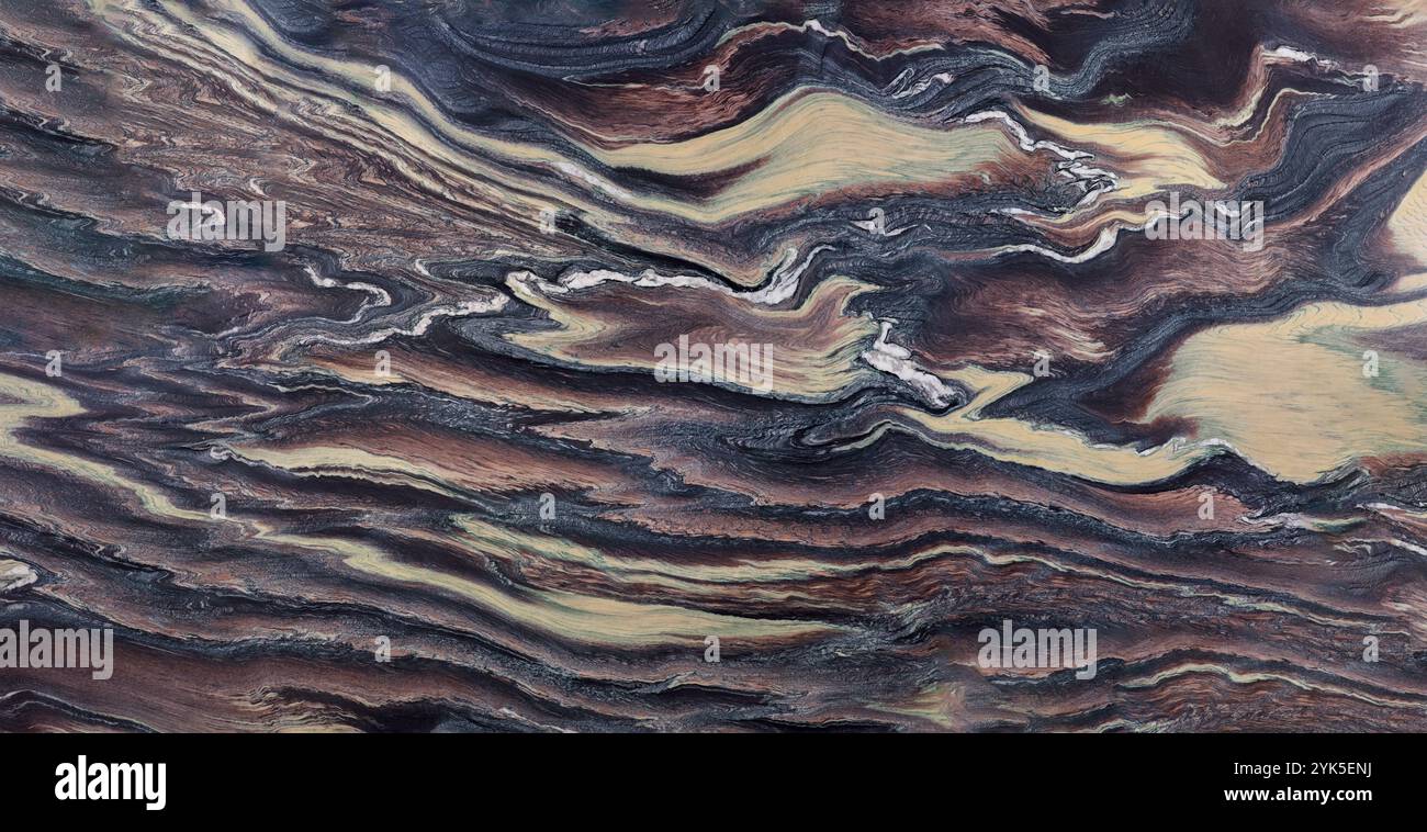 Natural quartzite stone texture featuring swirls of brown, beige, and ...