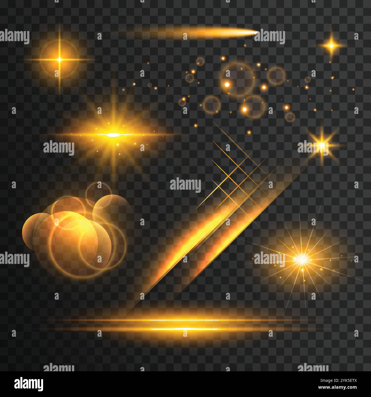 transparent lights effect collection Stock Vector Image & Art - Alamy