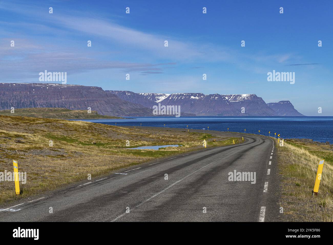 Roadside Westfjords, Iceland, Europe Stock Photo - Alamy