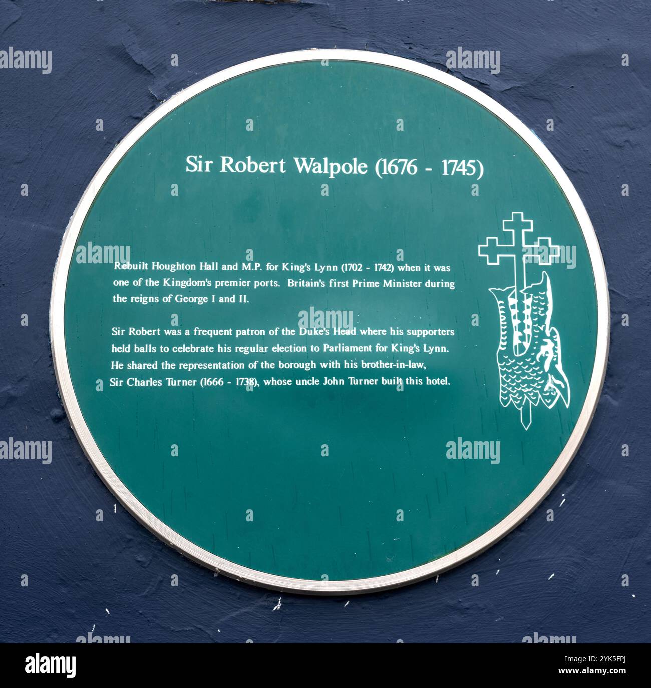 Sir robert walpole plaque hi-res stock photography and images - Alamy
