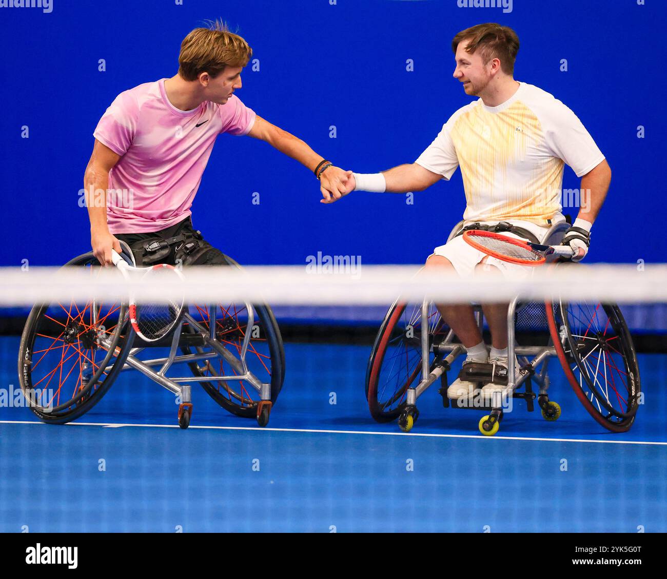 Arnhem, Nov. 16, 2024, Wheelchair tennis Masters 2024. Sam Schroder ...