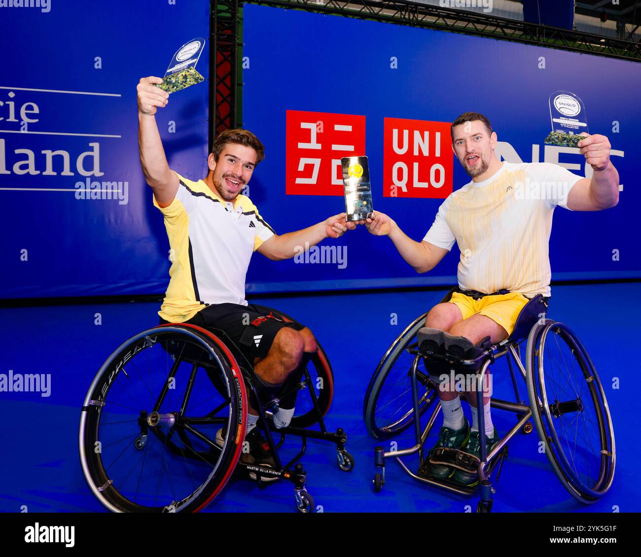 Arnhem, Nov. 16, 2024, Wheelchair tennis Masters 2024. Martin de la ...