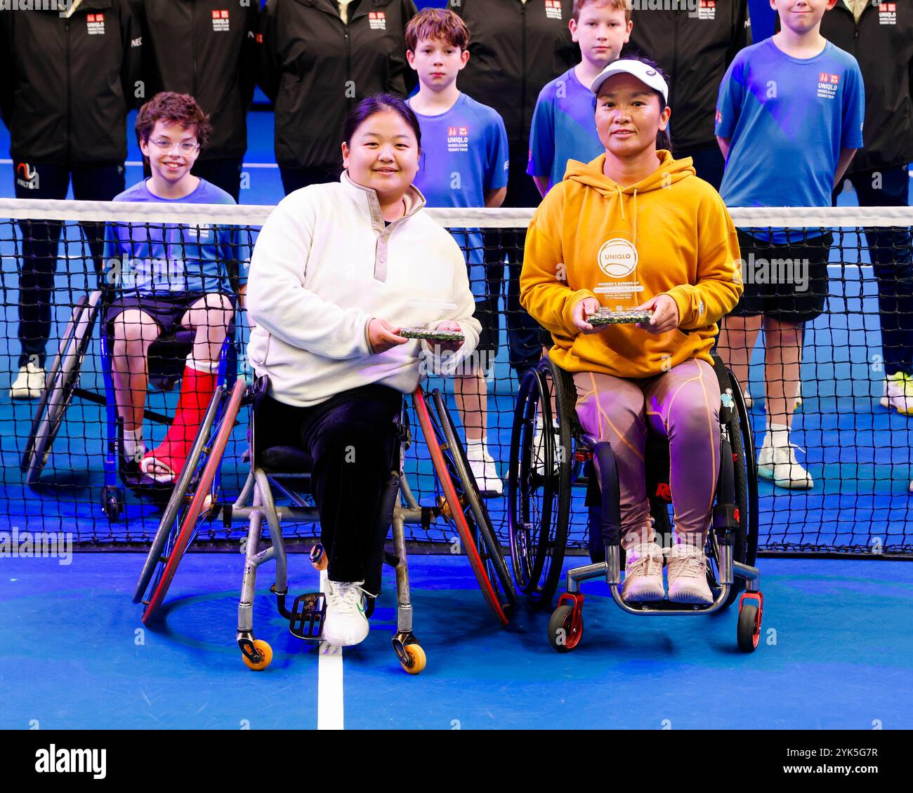 Arnhem, Nov. 16, 2024, Wheelchair tennis Masters 2024. Ziying Wang (CHN ...