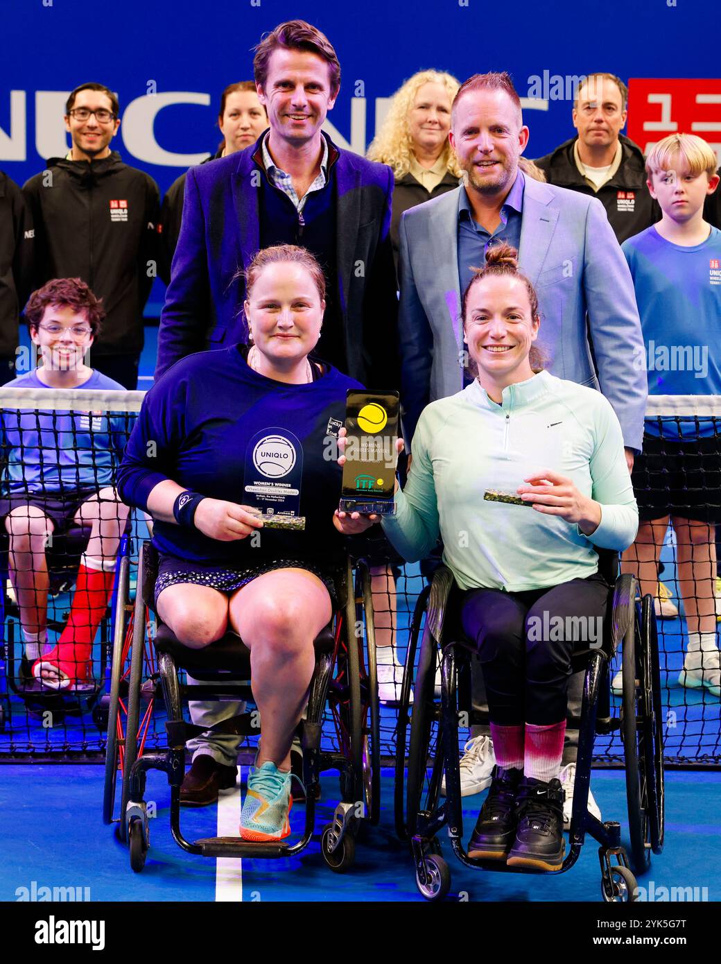 Arnhem, Nov. 16, 2024, Wheelchair tennis Masters 2024. Aniek van Koot ...