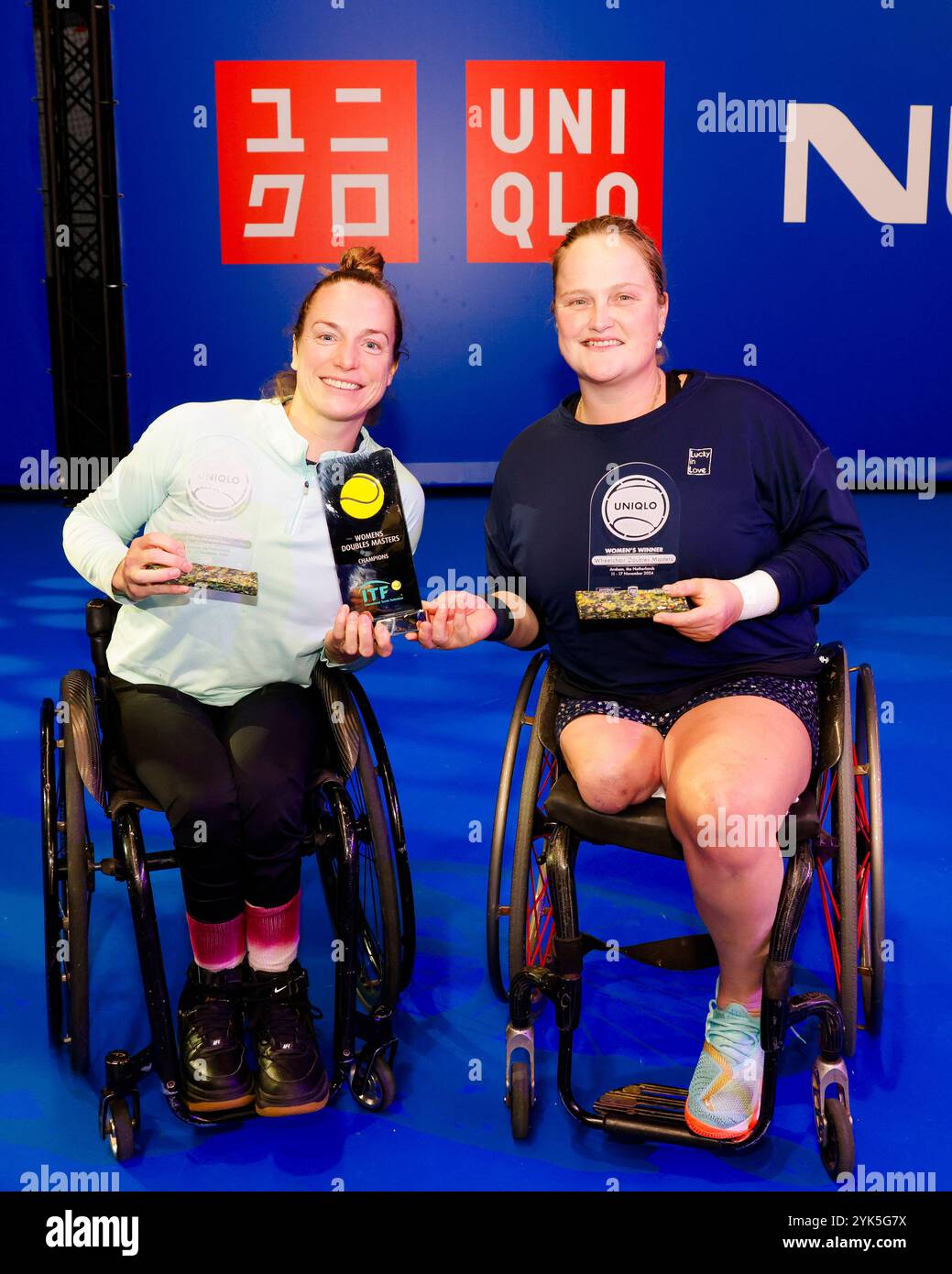 Arnhem, Nov. 16, 2024, Wheelchair tennis Masters 2024. Aniek van Koot ...