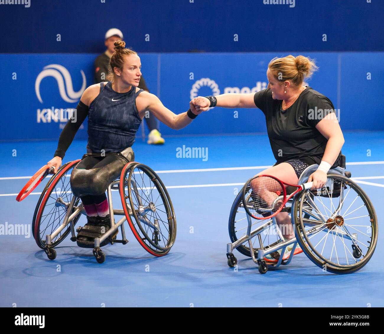 Arnhem, Nov. 16, 2024, Wheelchair tennis Masters 2024. Aniek van Koot ...