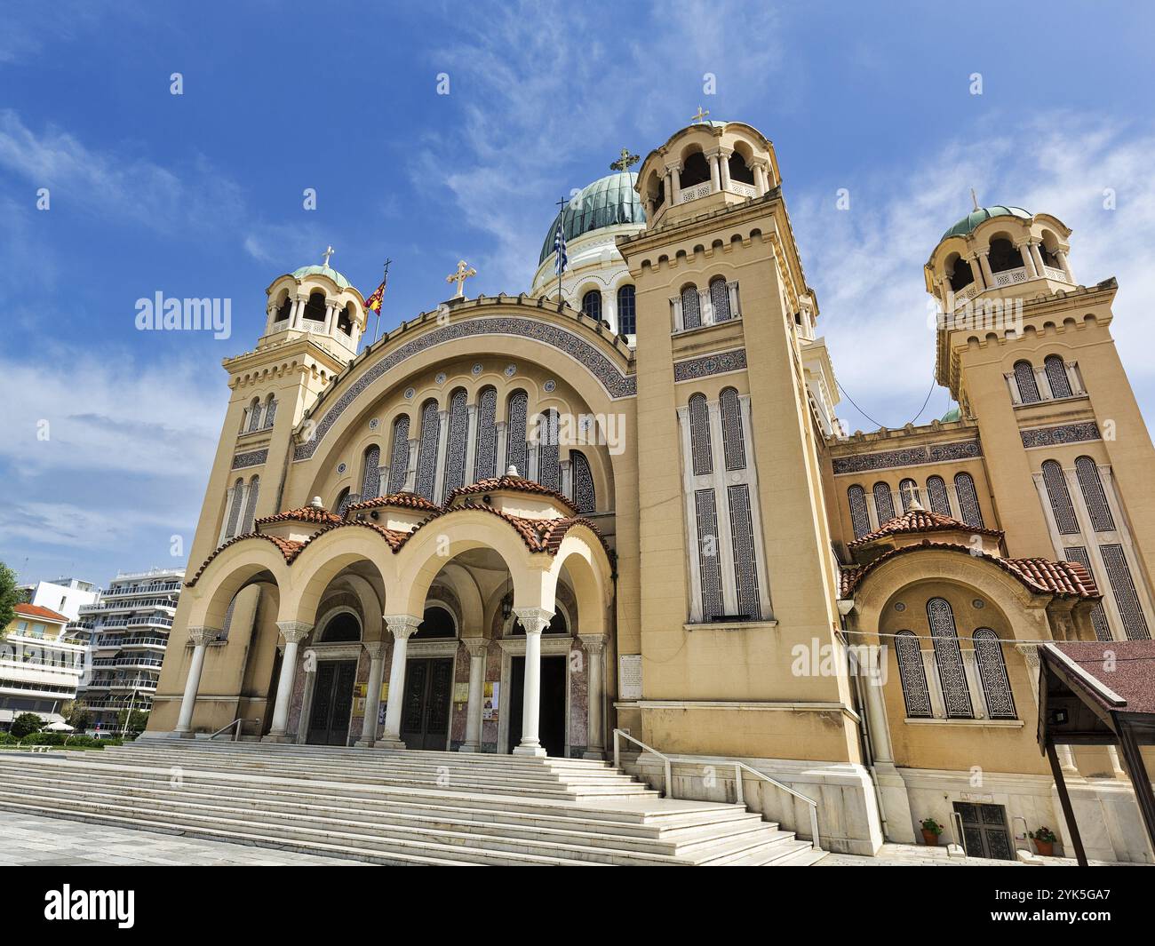 Neo-Byzantine church of Agios Andreas, cathedral, place of pilgrimage ...