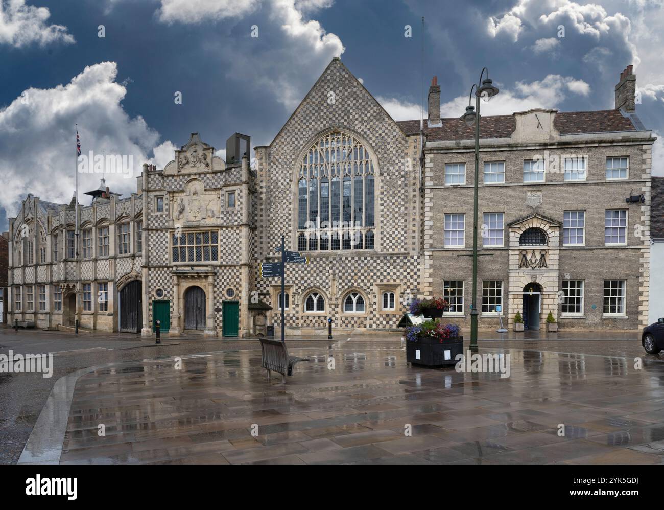 15h Century Town Hall & Trinity Guildhall Kings Lynn - chequerboard ...