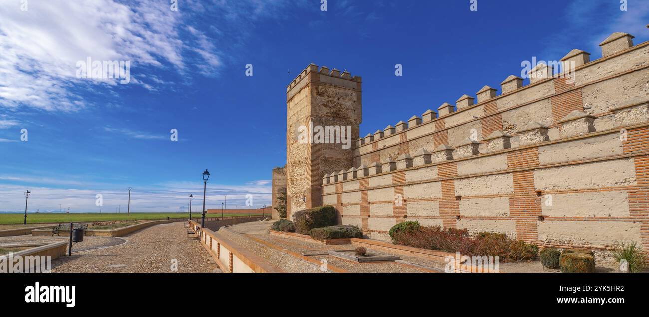 City Wall and Towers, 13th Century Mudejar Style, Spanish National ...