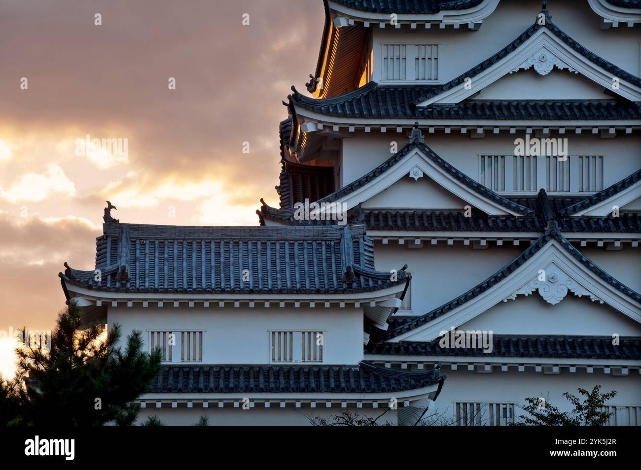 Fukuyama Castle, AKA Hisamatsu Castle or Iyo Castle, located in ...