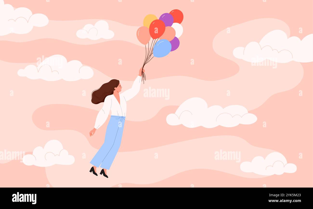 Mental health and optimism, wellbeing and creative thinking, meditation ...