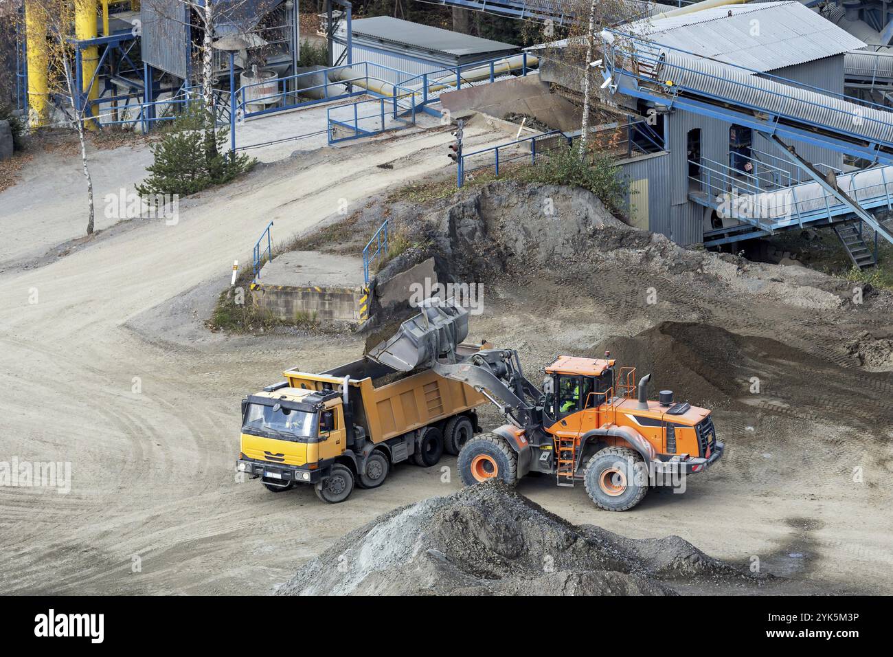 Gravel extraction machines hi-res stock photography and images - Alamy